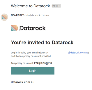 How do I login to Datarock Platform?